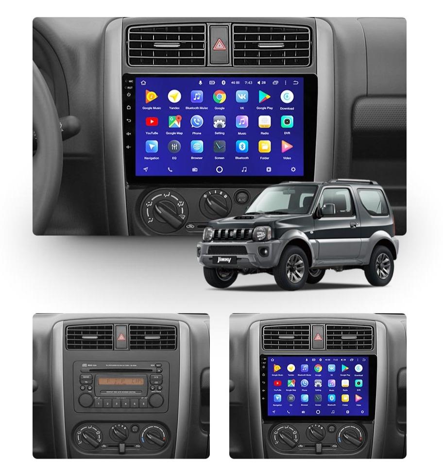 10.2" Android 8.1 Suzuki Jimny 3 2005 - 2019