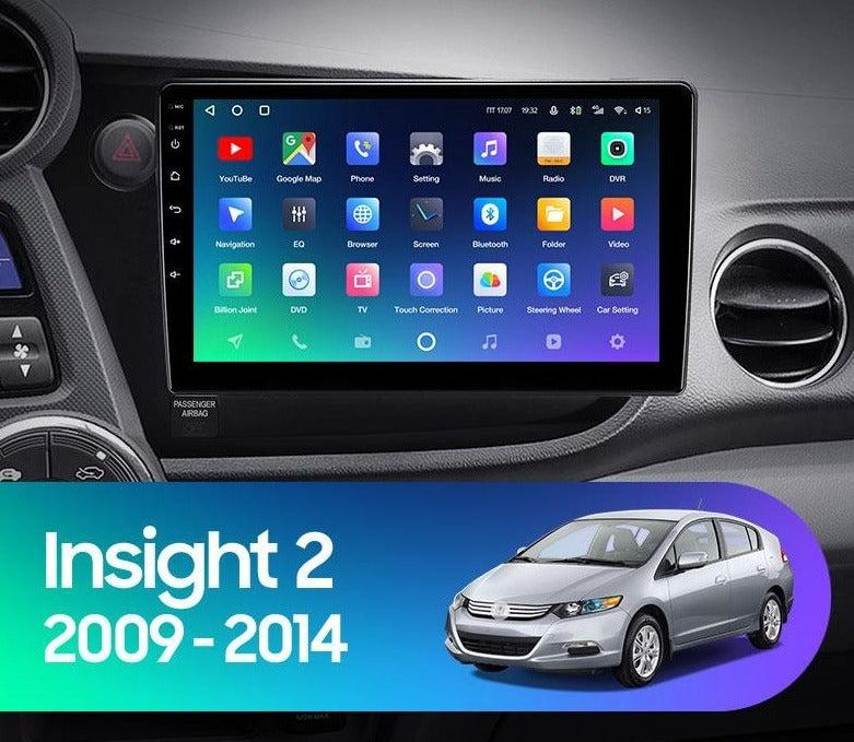 10.2" Android 10.0 For Honda Insight LHD RHD 2009 - 2014