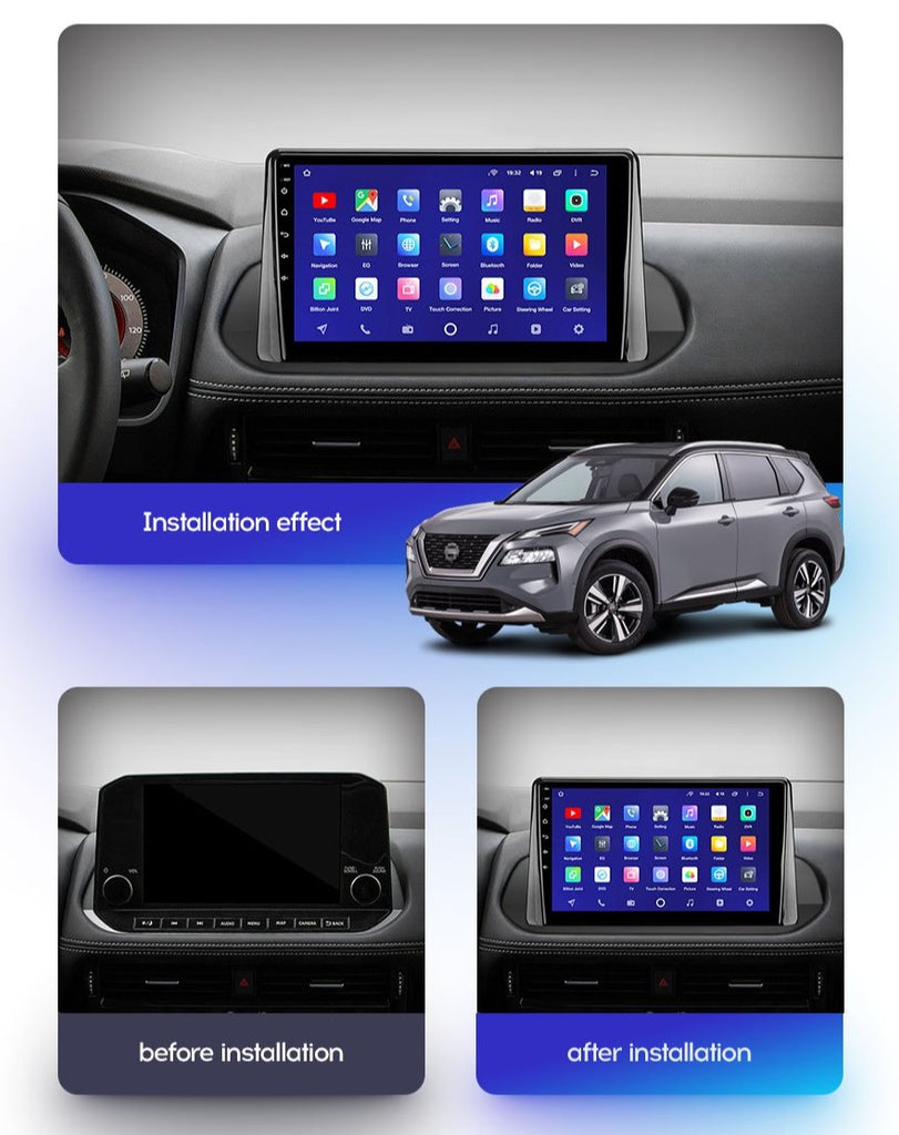 10.2" Android 8.1 For Nissan X-Trail T33 2021